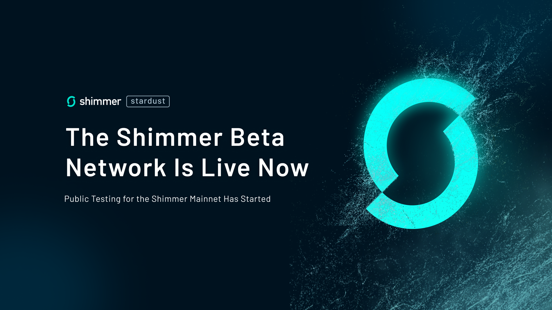 The Shimmer Beta Network Is Live